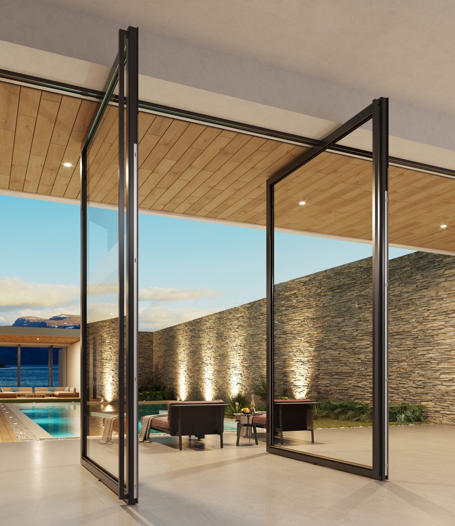 MasterLine 8 Pivot Door - KNS Okna